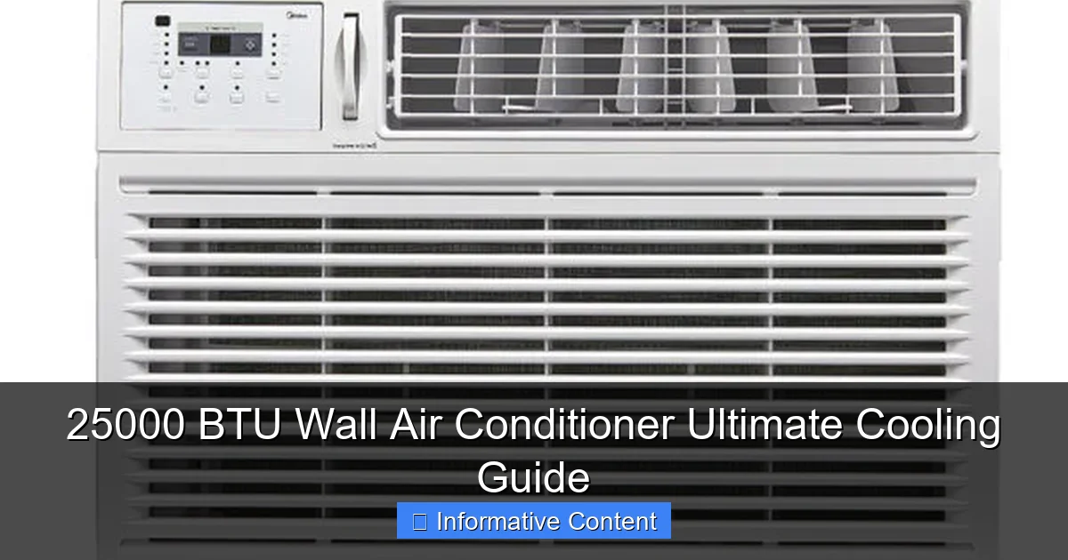 25000 BTU Wall Air Conditioner Ultimate Cooling Guide - Air Conditioner