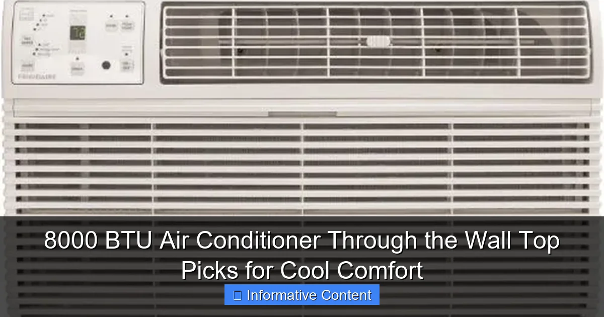8000 BTU Air Conditioner Through the Wall Top Picks for Cool Comfort ...