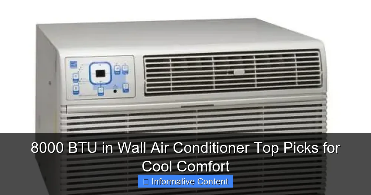 8000 BTU in Wall Air Conditioner Top Picks for Cool Comfort - Air ...