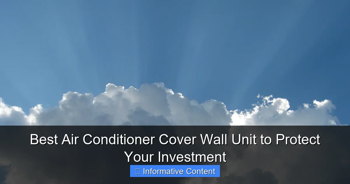 Best Air Conditioner Cover Wall Unit to Protect Your Investment - Air ...