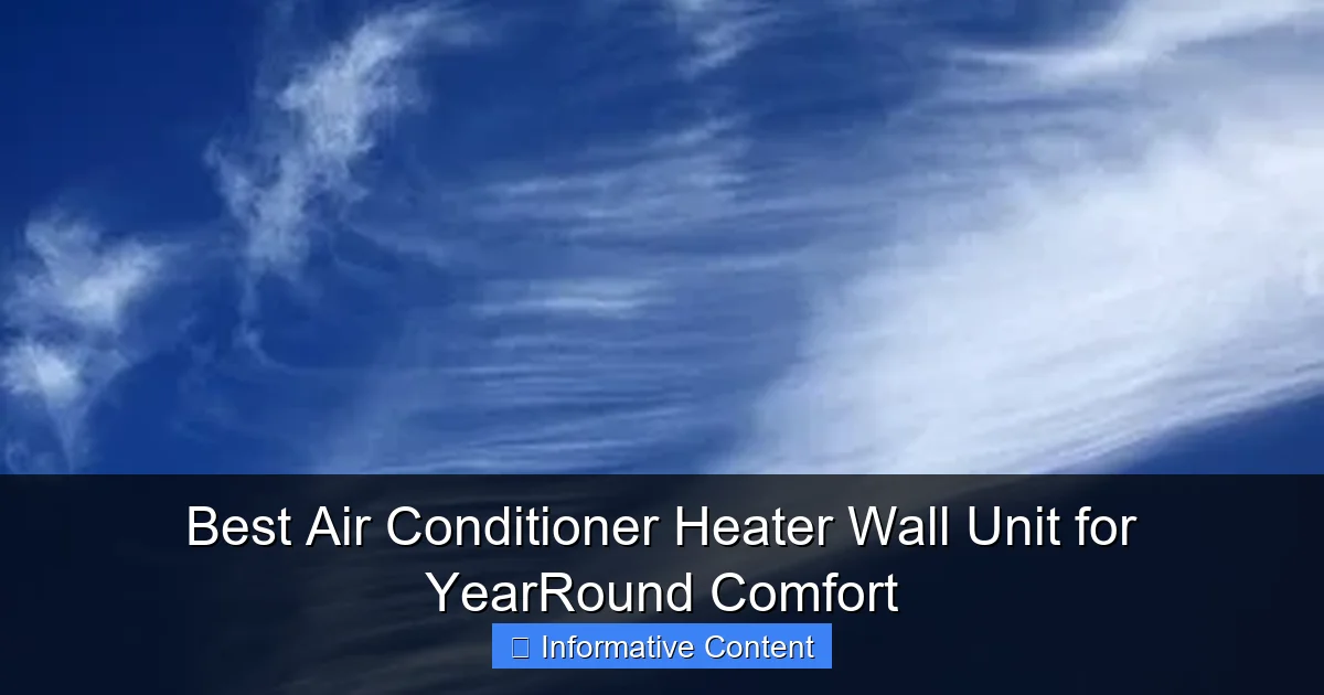 Best Air Conditioner Heater Wall Unit for YearRound Comfort - Air ...