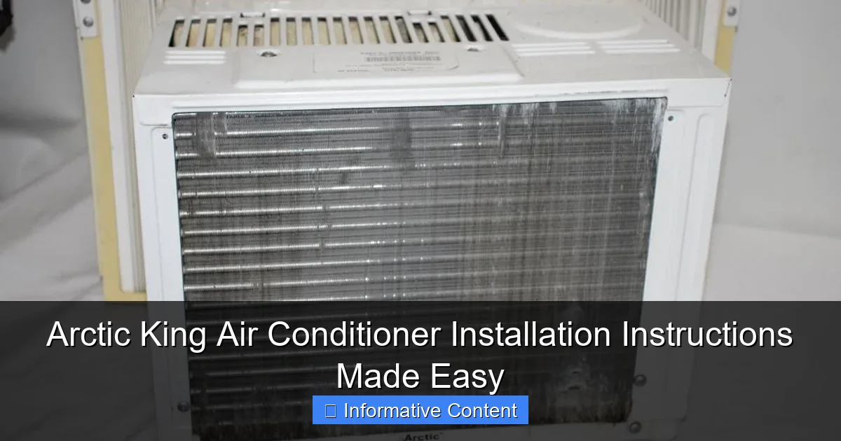 Arctic King Air Conditioner Installation Instructions Made Easy - Air ...