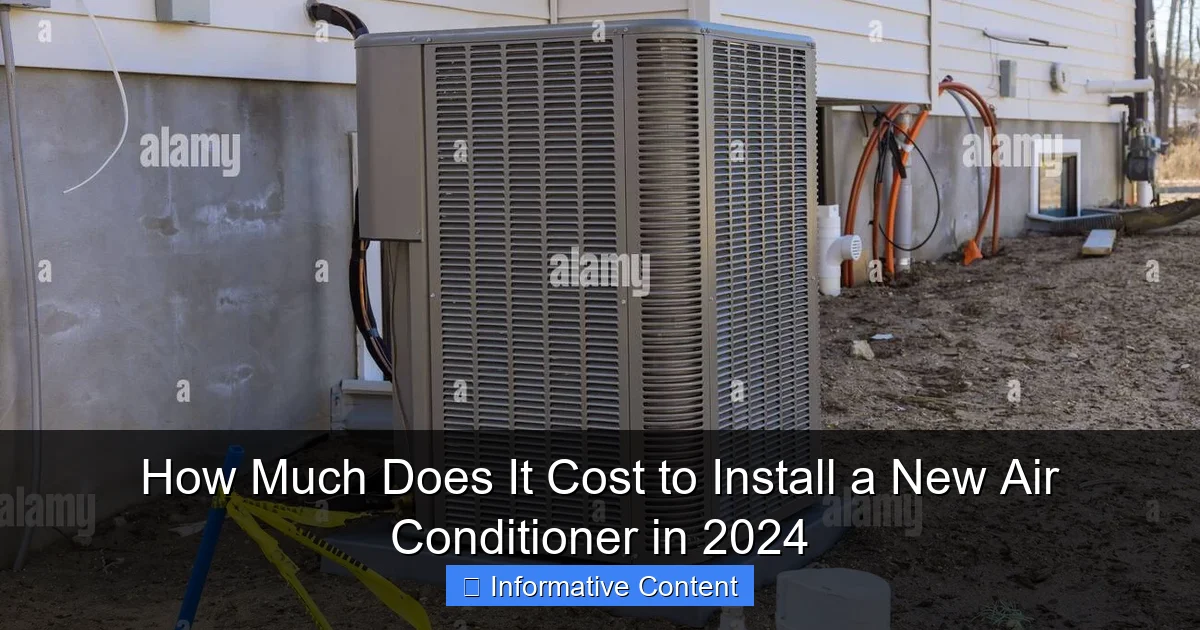 How Much Does It Cost to Install a New Air Conditioner in 2024 - Air ...