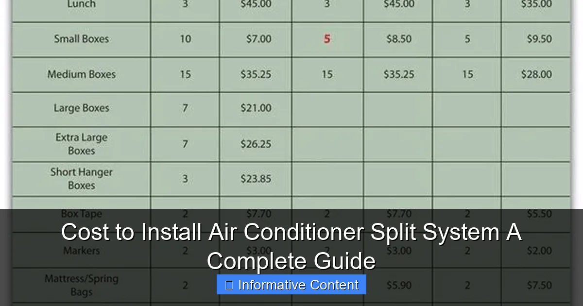 Cost to Install Air Conditioner Split System A Complete Guide - Air ...