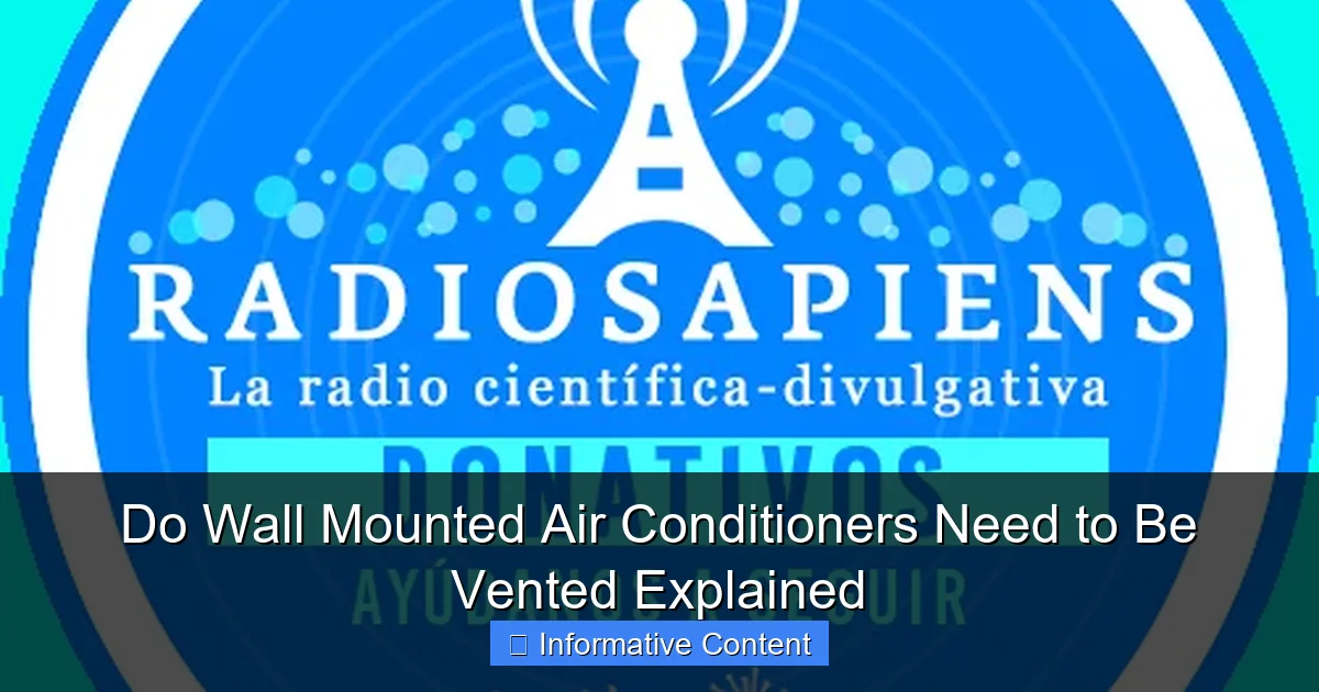Do Wall Mounted Air Conditioners Need to Be Vented Explained - Air ...