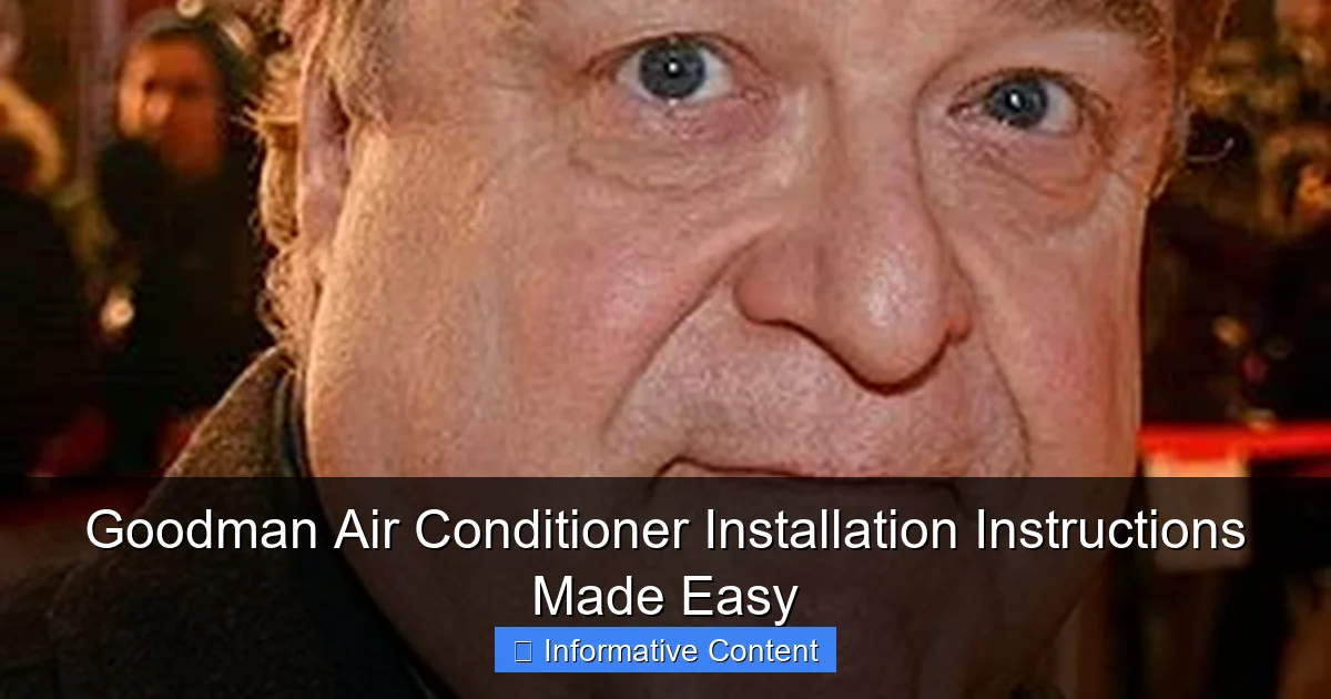 Goodman Air Conditioner Installation Instructions Made Easy - Air ...