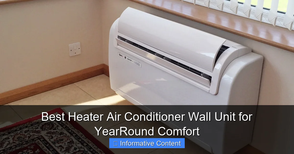 Best Heater Air Conditioner Wall Unit for YearRound Comfort - Air ...