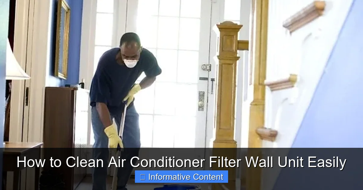 How to Clean Air Conditioner Filter Wall Unit Easily - Air Conditioner