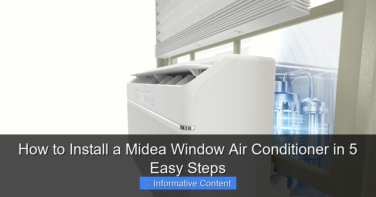 How to Install a Midea Window Air Conditioner in 5 Easy Steps - Air ...