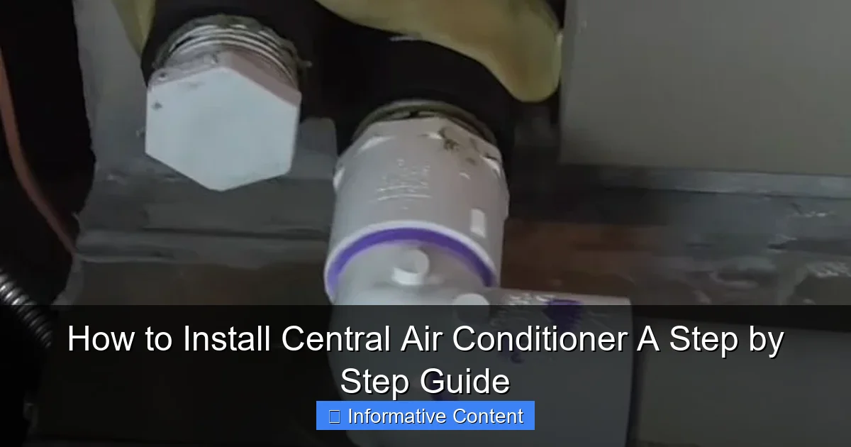 How to Install Central Air Conditioner A Step by Step Guide - Air ...