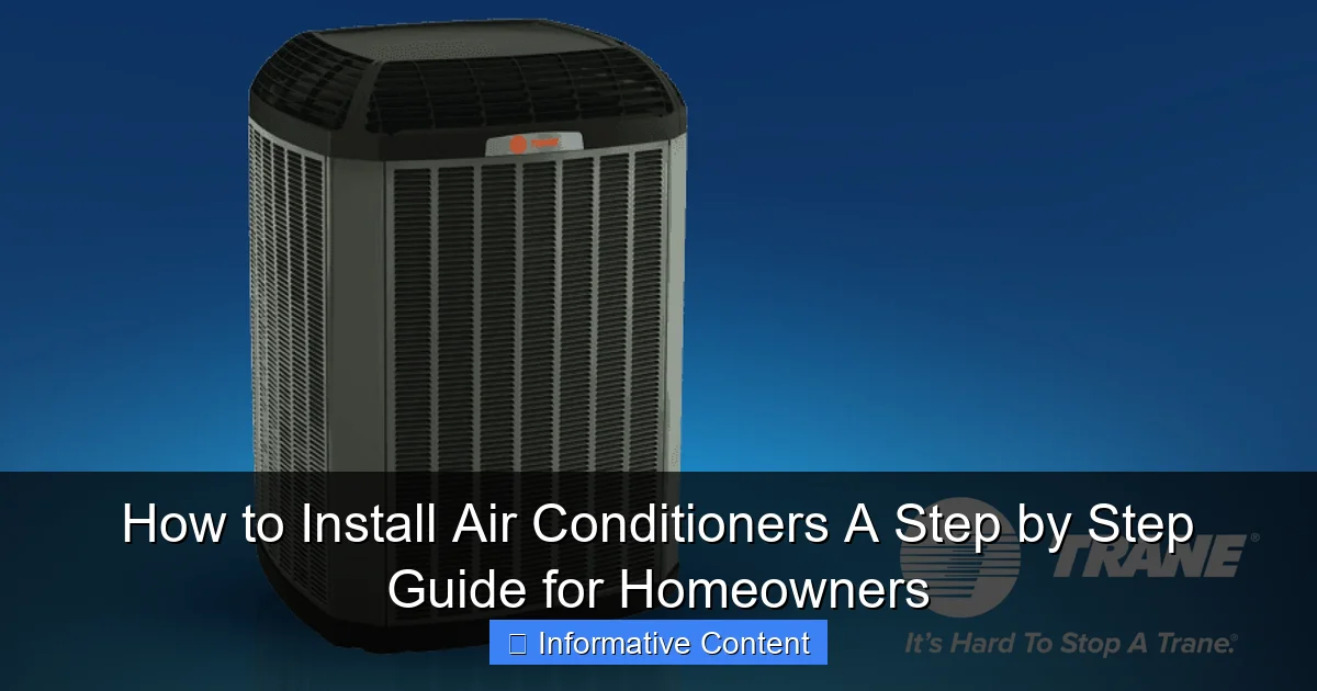 How to Install Air Conditioners A Step by Step Guide for Homeowners ...
