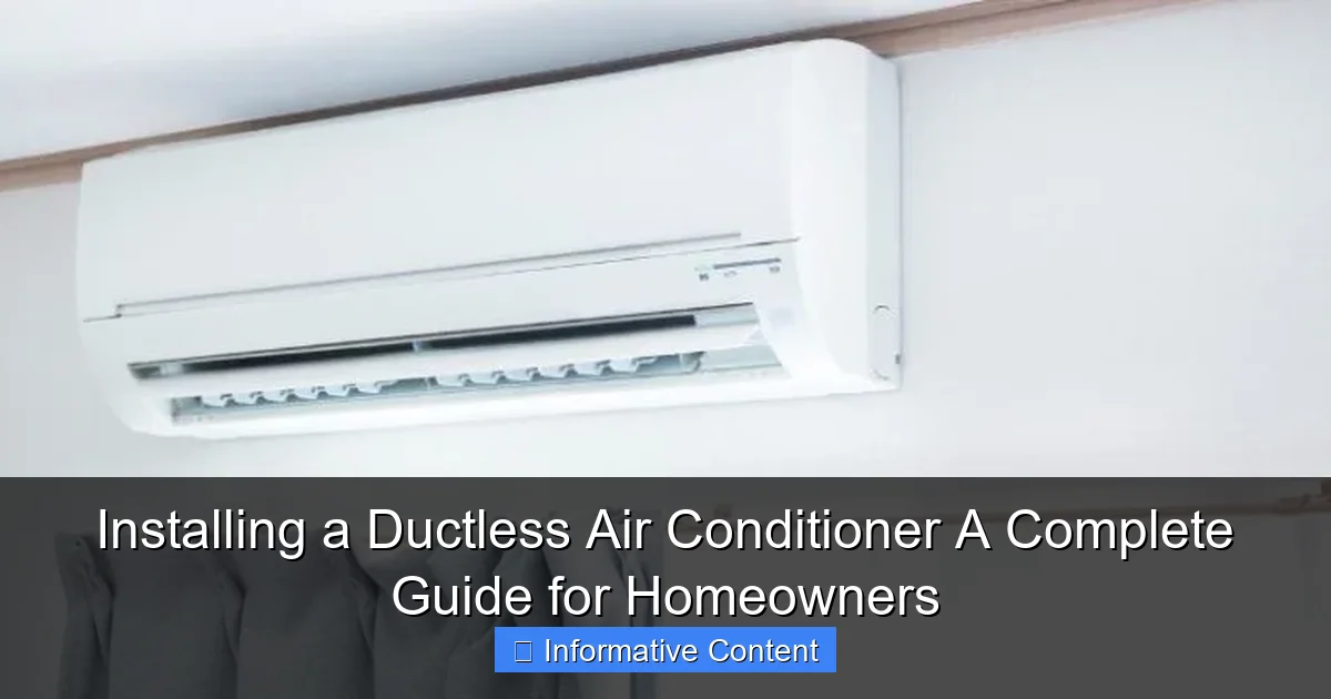 Installing a Ductless Air Conditioner A Complete Guide for Homeowners ...