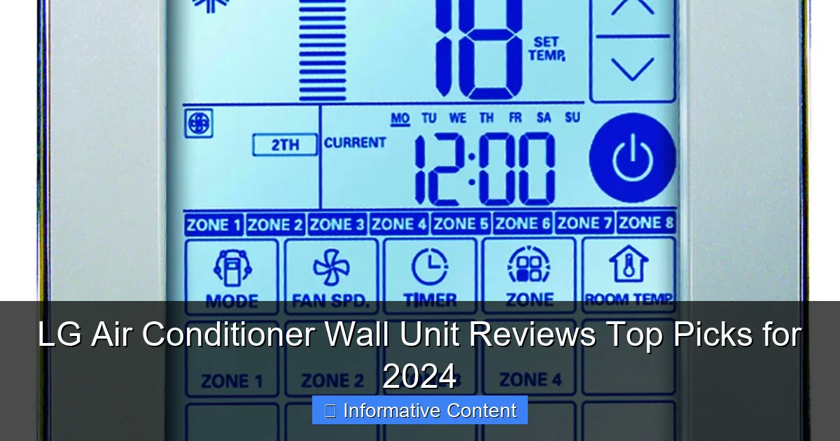 LG Air Conditioner Wall Unit Reviews Top Picks for 2024 - Air Conditioner
