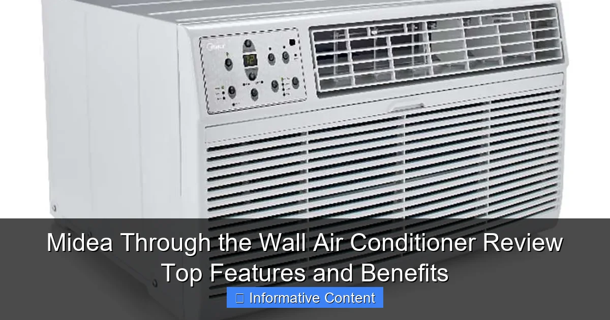 Midea Through the Wall Air Conditioner Review Top Features and Benefits ...