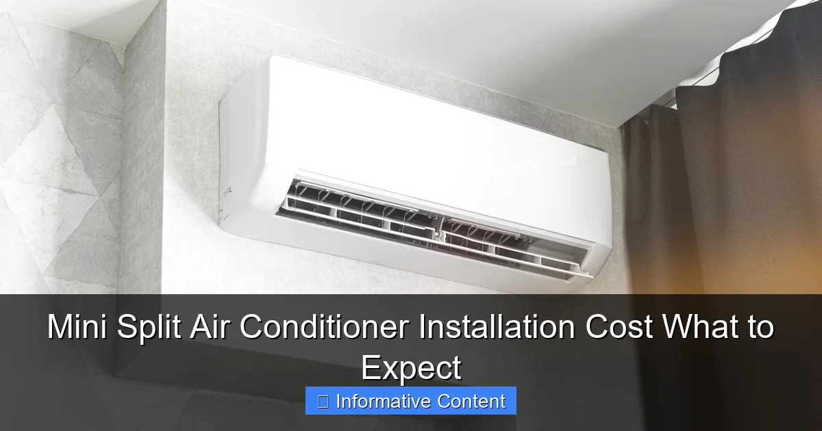 Mini Split Air Conditioner Installation Cost What to Expect - Air ...