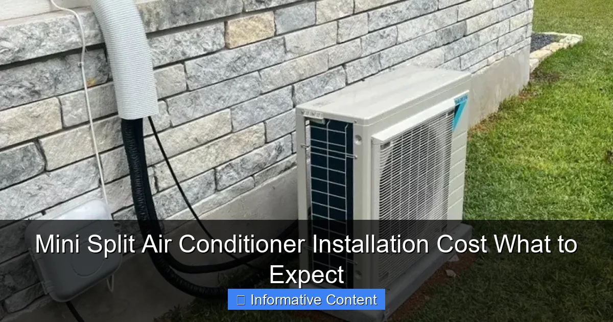 Mini Split Air Conditioner Installation Cost What to Expect - Air ...