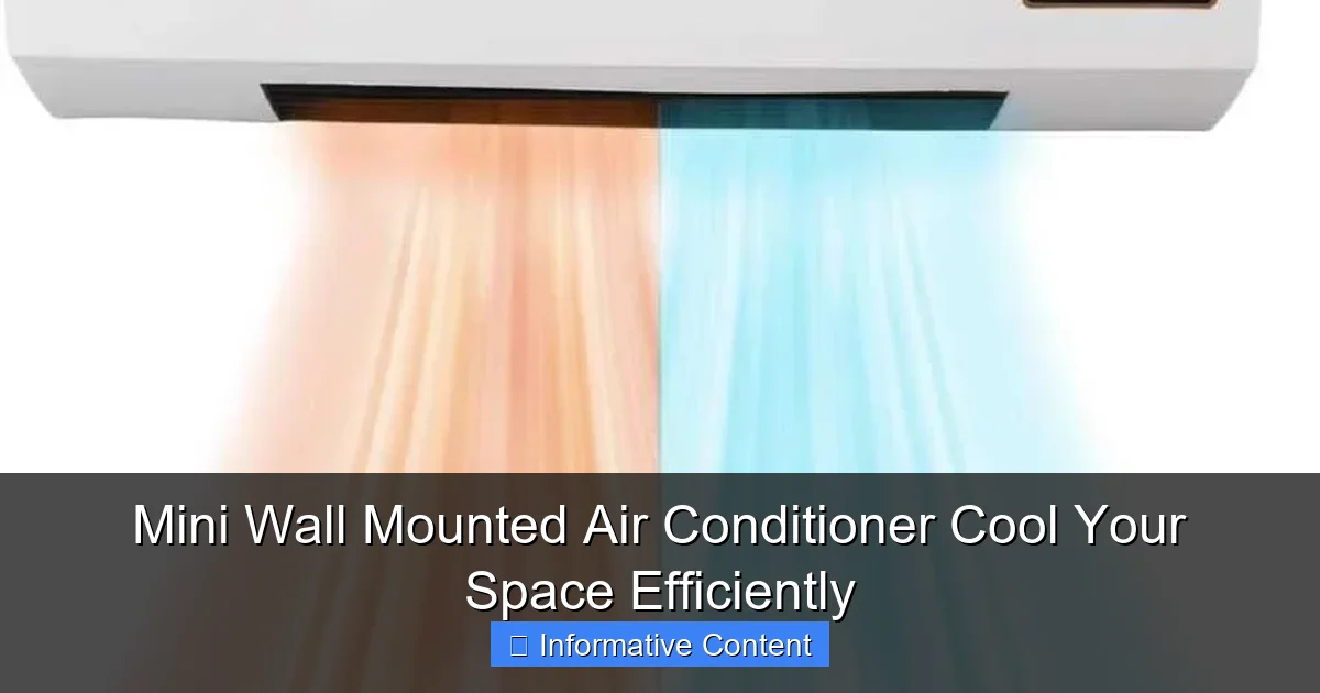 Mini Wall Mounted Air Conditioner Cool Your Space Efficiently - Air ...