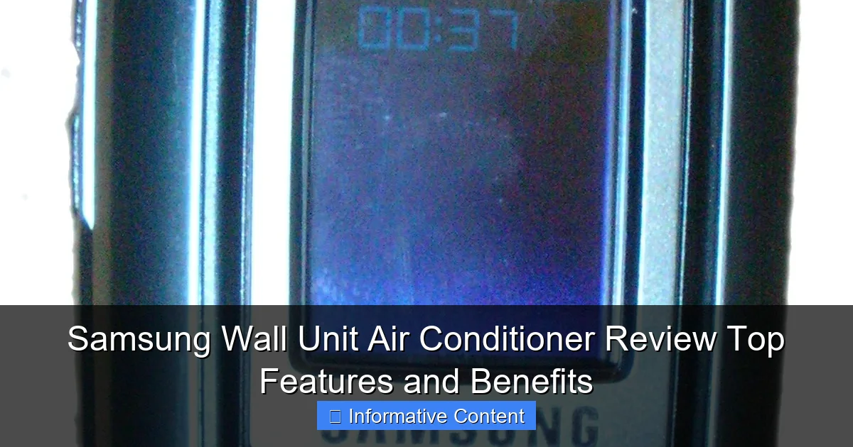 Samsung Wall Unit Air Conditioner Review Top Features and Benefits ...