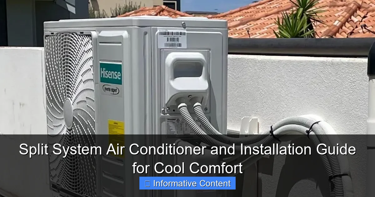 Split System Air Conditioner and Installation Guide for Cool Comfort ...