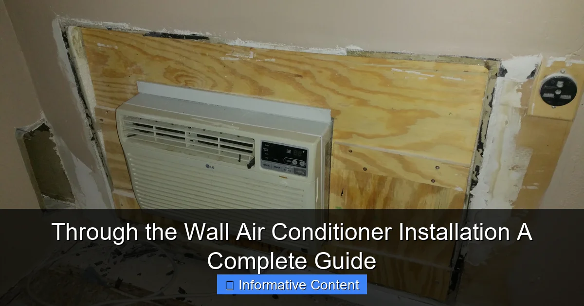Through the Wall Air Conditioner Installation A Complete Guide - Air ...