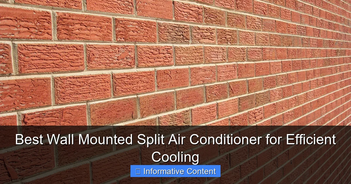 Best Wall Mounted Split Air Conditioner for Efficient Cooling - Air ...