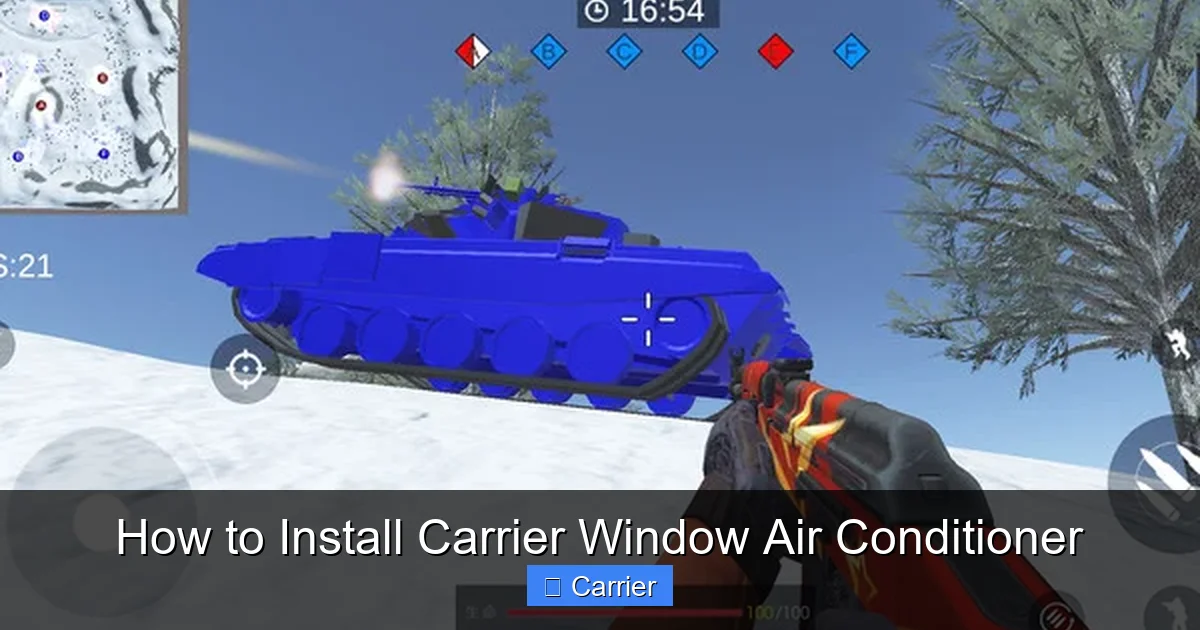 How to Install Carrier Window Air Conditioner - Air Conditioner