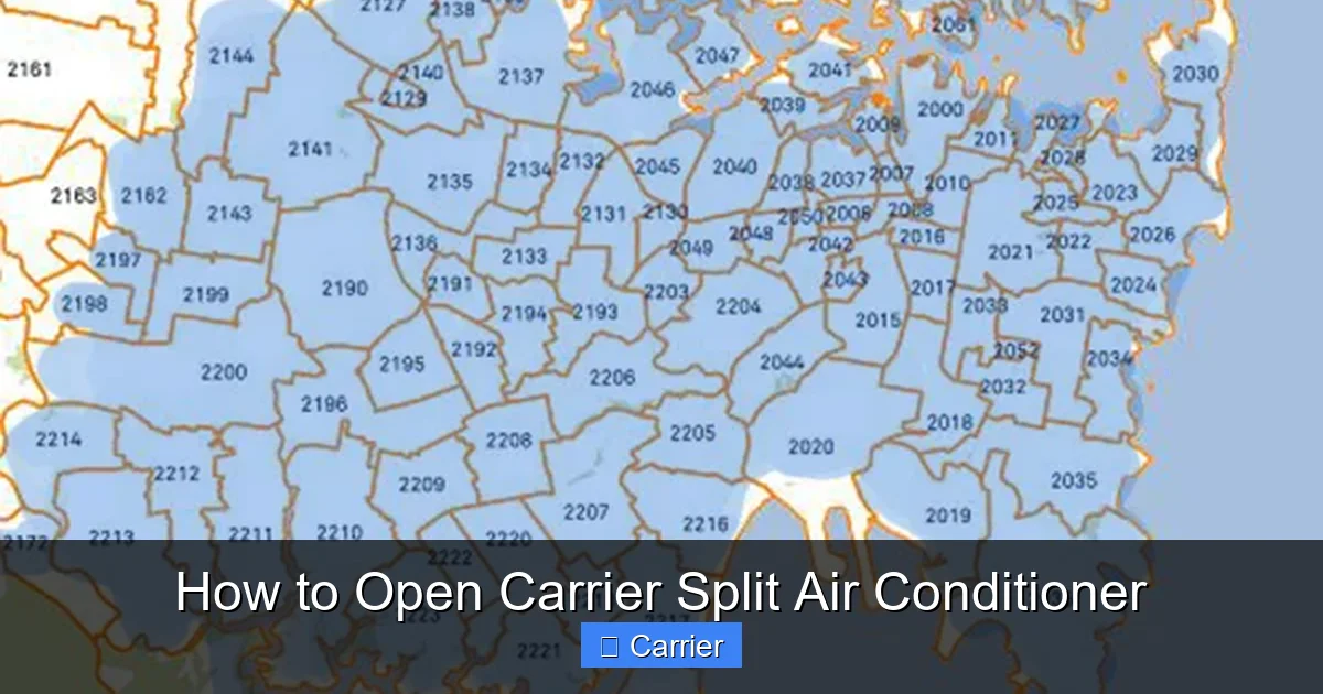 How to Open Carrier Split Air Conditioner - Air Conditioner