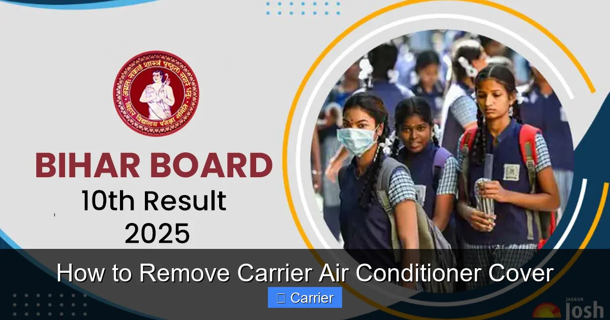 How to Remove Carrier Air Conditioner Cover - Air Conditioner